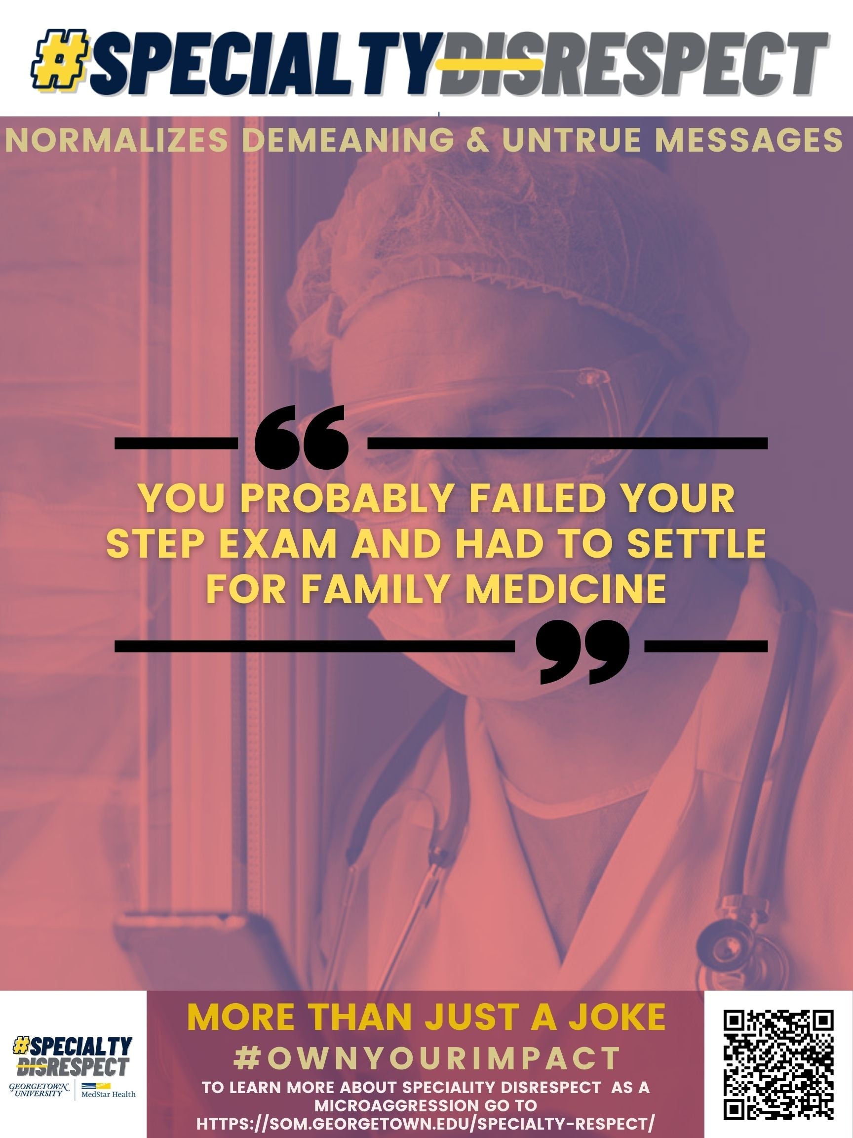 Specialty Respect | Medical Education | Georgetown University